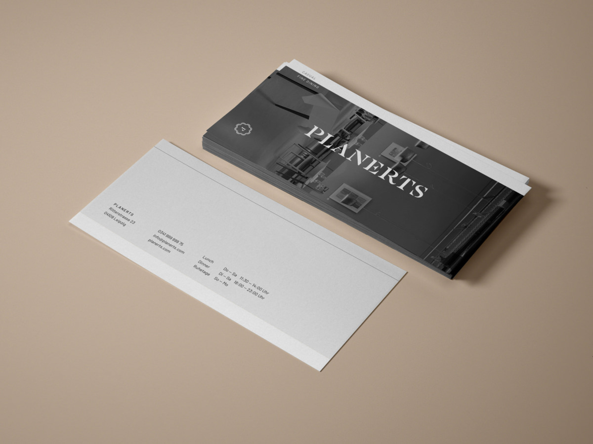 Markenauftritt für das Planerts in Leipzig // unclassic